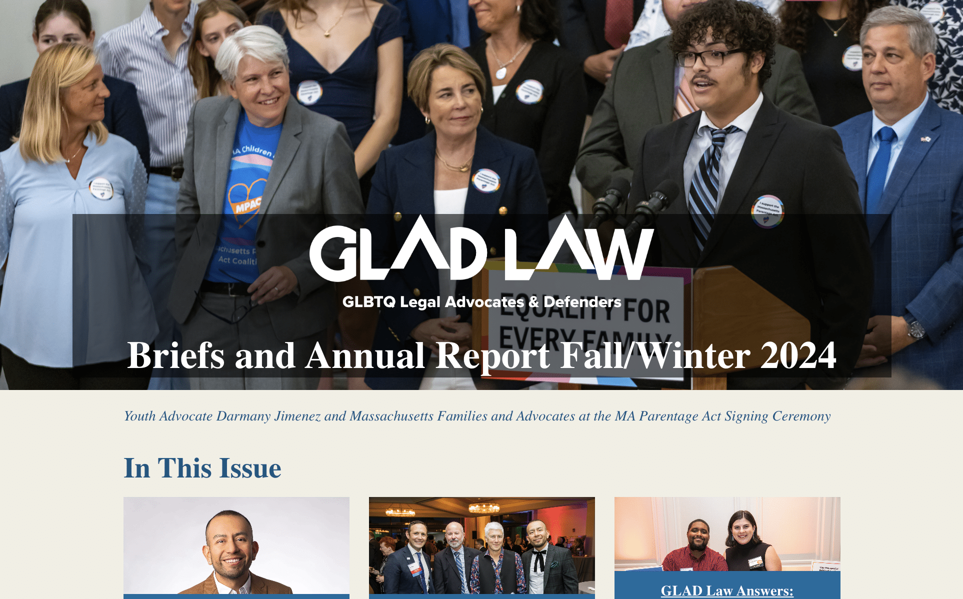Fall/Winter 2024 - GLAD Law